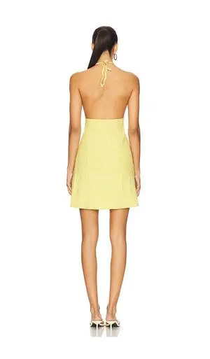 MORE TO COME Kindall Mini Dress - Lemon