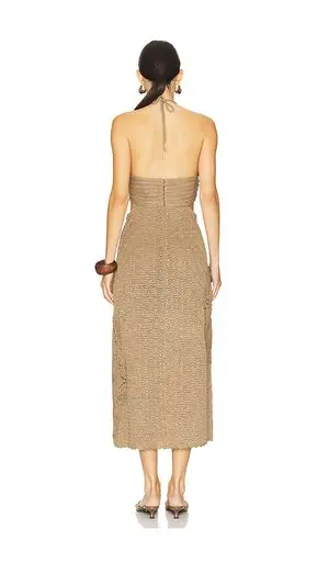 AMUR Clara Knit Midi Dress