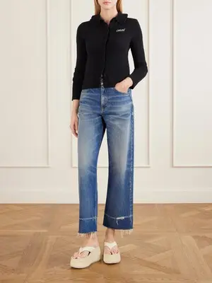 Chloé Nama Leather Platform Flip Flops - Neutrals