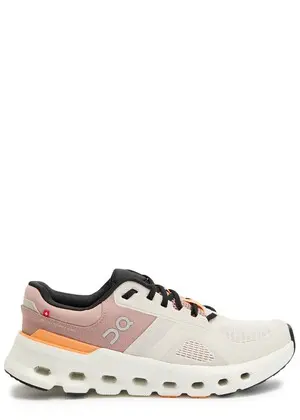 On On Cloudrunner 2 Panelled Knit Trainers Orange