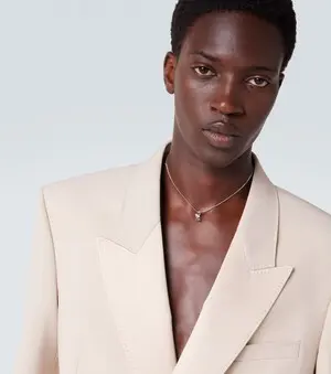 Saint Laurent Cassandre Pendant Necklace