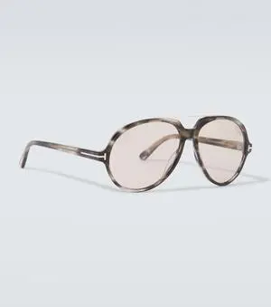 TOM FORD Aviator Sunglasses - Brown
