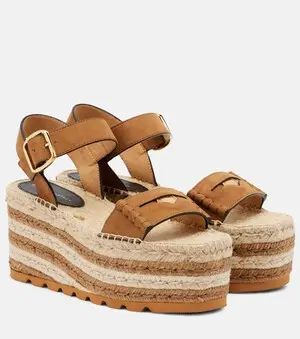Stella McCartney Espadrille Platform Sandals - Neutrals