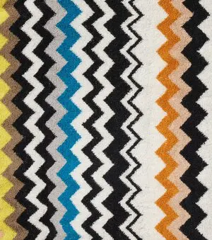 Missoni Zigzag Cotton Terry Bathrobe - Multicoloured