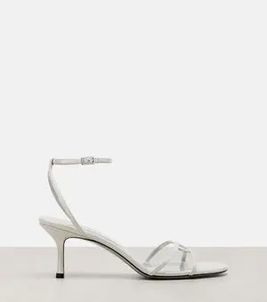 JIMMY CHOO Leo 65 Leather Sandals