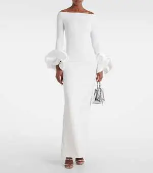 Solace London Talia Off-shoulder Gown