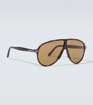 TOM FORD Vladimir Aviator Sunglasses - Brown