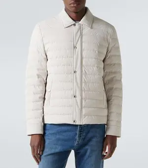 Brunello Cucinelli Quilted Down Jacket - White