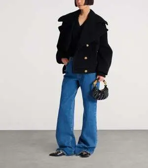Balmain Wool-cashmere Pea Coat