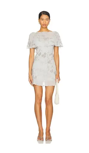 STONE COLD FOX Blaire Embroidered Mini Dress