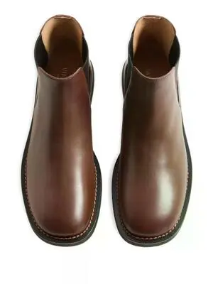 Valentino Garavani Round Toe Chelsea Boots - Brown