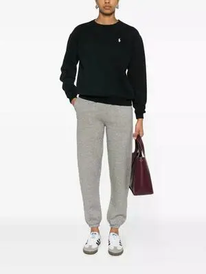 Polo Ralph Lauren Crewneck Sweatshirt With Signature Pony Motif - Black