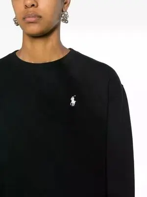 Polo Ralph Lauren Crewneck Sweatshirt With Signature Pony Motif - Black