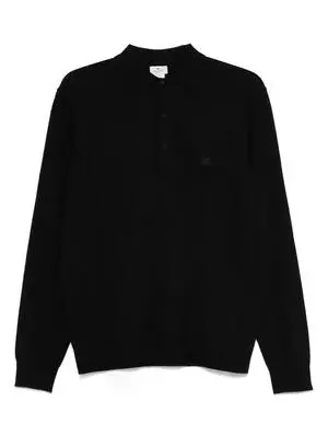 Etro Embroidered-logo Polo Shirt - Black