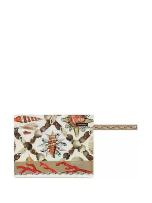 Dolce & Gabbana Shell-print Swim Shorts - Neutrals