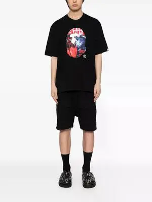 A BATHING APE Logo-printed T-shirt