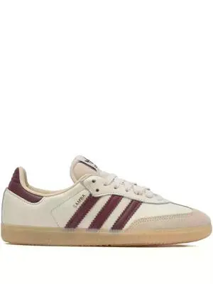Adidas Adidas Samba OG "Wonder White/Shadow Red/Gum" Sneakers Neutrals