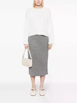 Vince Knitted Midi Skirt