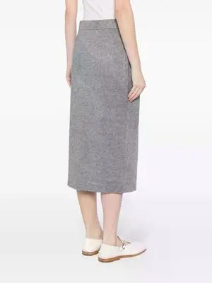 Vince Knitted Midi Skirt