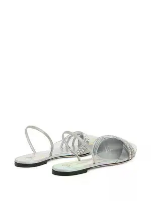 GIUSEPPE ZANOTTI Clarály Slingback Flat Sandals