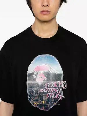 A BATHING APE Logo-printed T-shirt