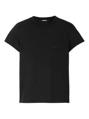 Jacquemus Grosgrain Short-sleeve T-shirt - Black