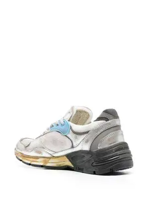 GOLDEN GOOSE Running Dad Sneakers - Silver