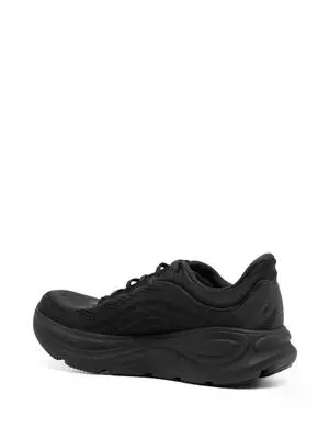 HOKA® Bondi Lace-up Sneakers - Black