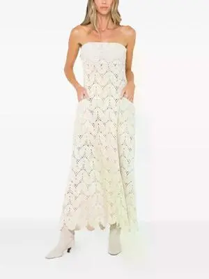 JBQ Alegra Strapless Dress - Neutrals