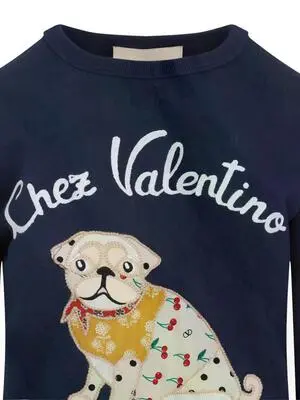 Valentino Garavani Crew Neck Long Sleeve Sweater