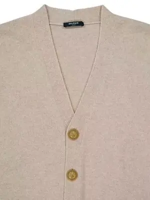 Balmain V-neck Button-up Cardigan