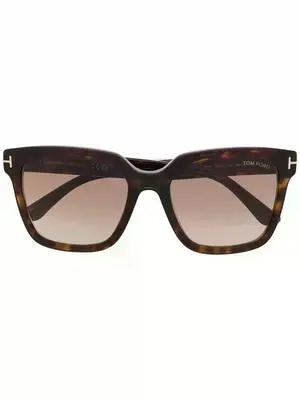 TOM FORD Tortoiseshell-frame Sunglasses