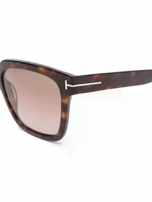 TOM FORD Tortoiseshell-frame Sunglasses