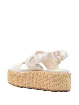 BLAUER. Round-toe Platform Sandals