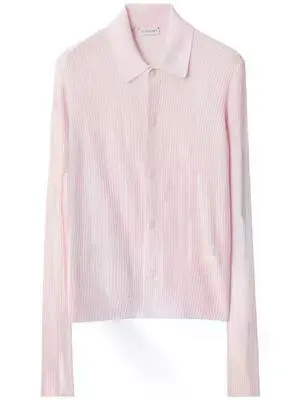 Burberry Ribbed Knit Cardigan