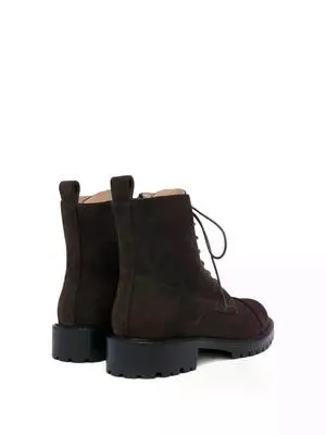 MALONE SOULIERS Miller Lace Up Combat Boots - Brown
