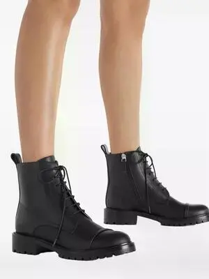 MALONE SOULIERS Miller Combat Boots - Black