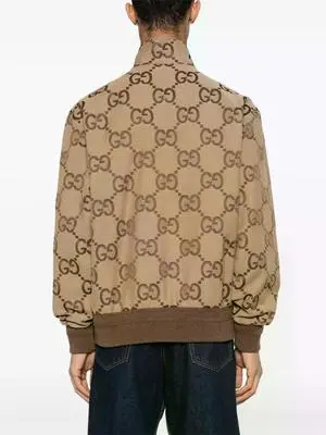 Gucci Jumbo Gg Canvas Jacket - Neutrals