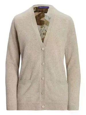 Ralph Lauren V-neck Button-up Cardigan - Brown