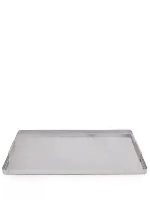 Ralph Lauren Ribbed Stainless Steel Plate - Silver