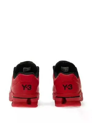 Y3 Scarlet Lace-up Control Sneakers - Red