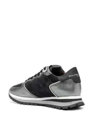 Philippe Model Trpx Leather Low-top Sneakers - Grey