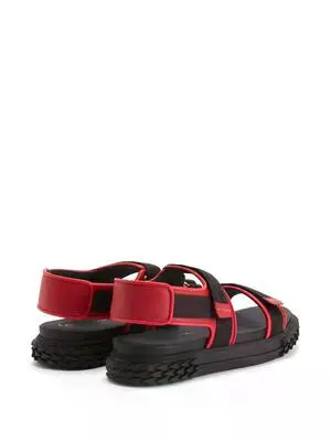 GIUSEPPE ZANOTTI Blabber Gummy Touch-strap Sandals - Red