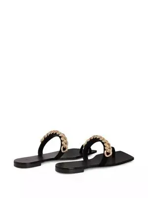 GIUSEPPE ZANOTTI Berenicee Chain Leather Sandals