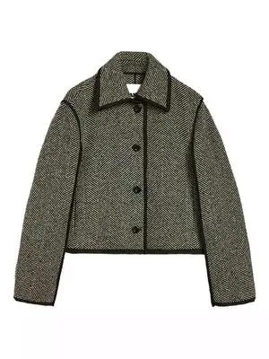 JIL SANDER Herringbone Jacket - Grey
