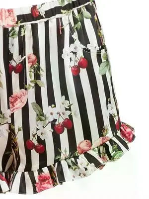 FLEUR DU MAL Cherry Blossom Printed Shorts