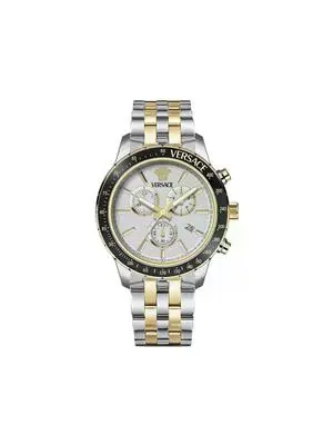 Versace Chronograph Stainless Steel Watch - Silver