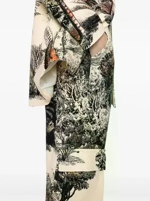 ISABEL SANCHIS Landscape Print Cargo Trousers