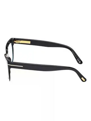 TOM FORD Cat Eye Optical Glasses With Gold Tone Detailing