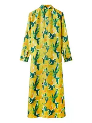 La DoubleJ Swing Shirt Dress All-over Floral Print